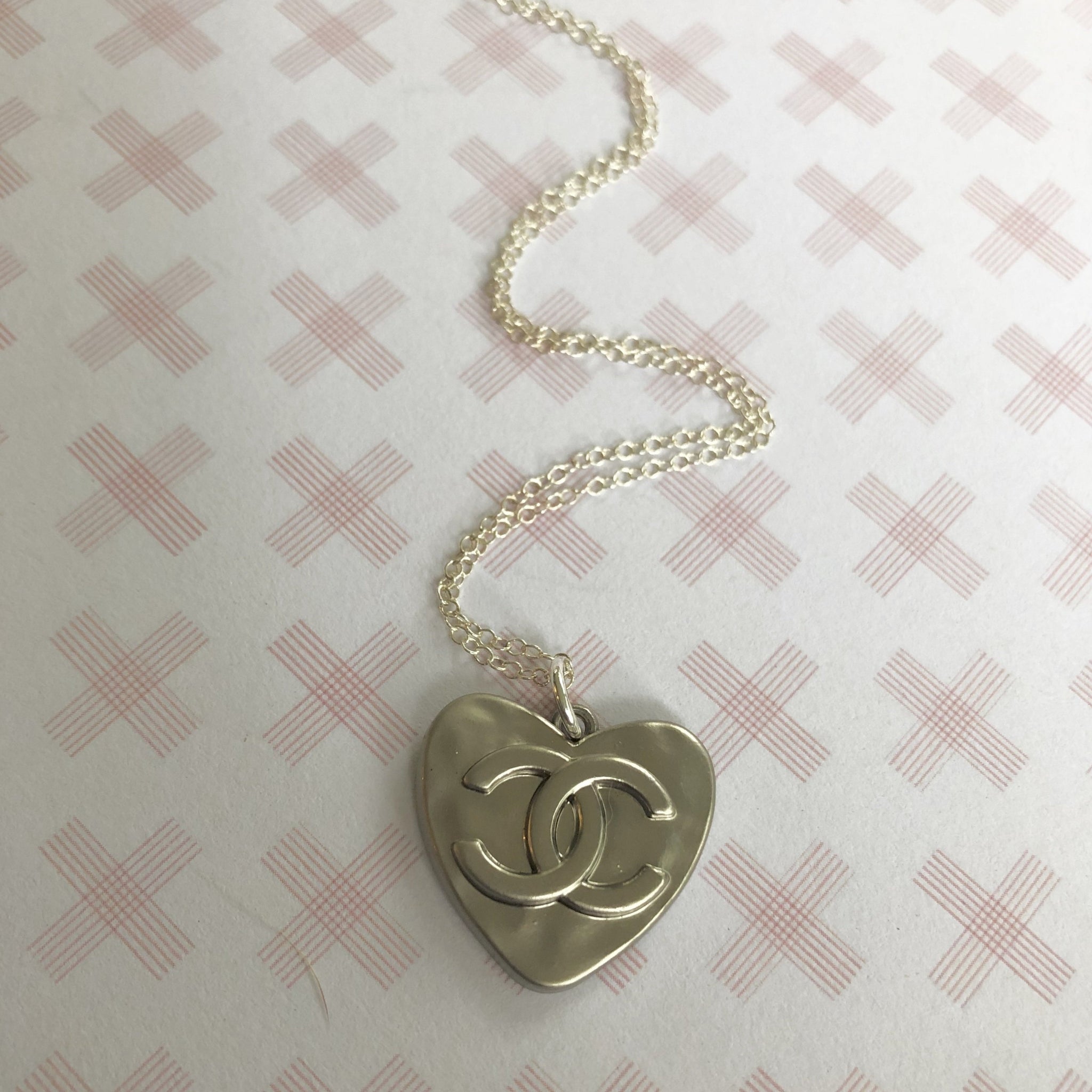 Upcycled chanel necklace store